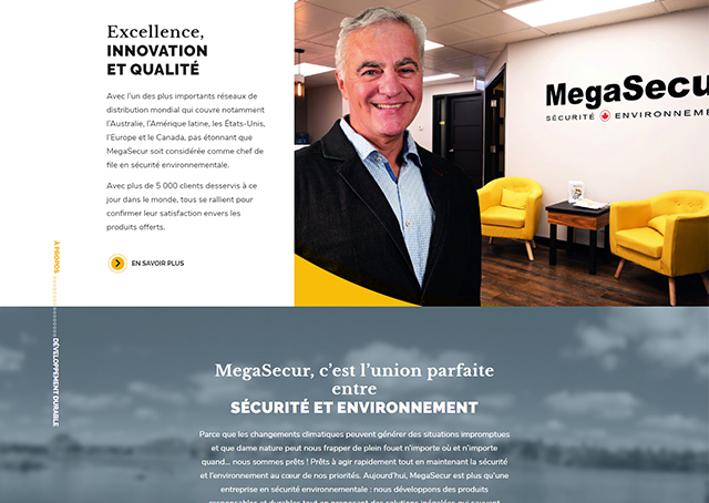Réalisation | MegaSecur | ProWeb Solutions d'Affaires Électroniques