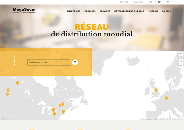 Réalisation | MegaSecur | ProWeb Solutions d'Affaires Électroniques
